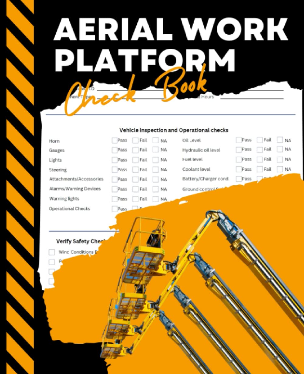 Aerial Work Platform Check Book | pre-use inspection logbook for MEWP ...