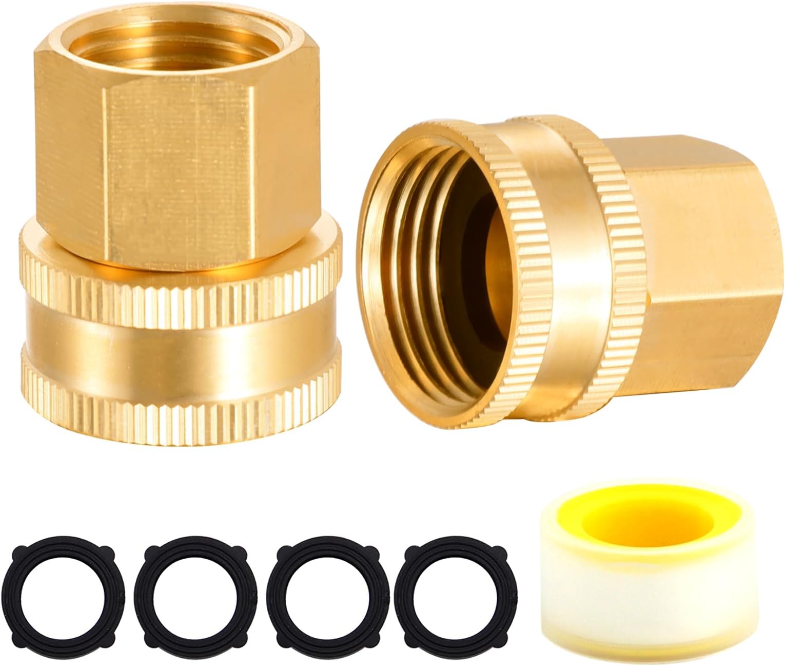 Amazon.com: FASPARTS 1/2" Female NPT FPT FIP to 3/4" Female GHT Garden ...