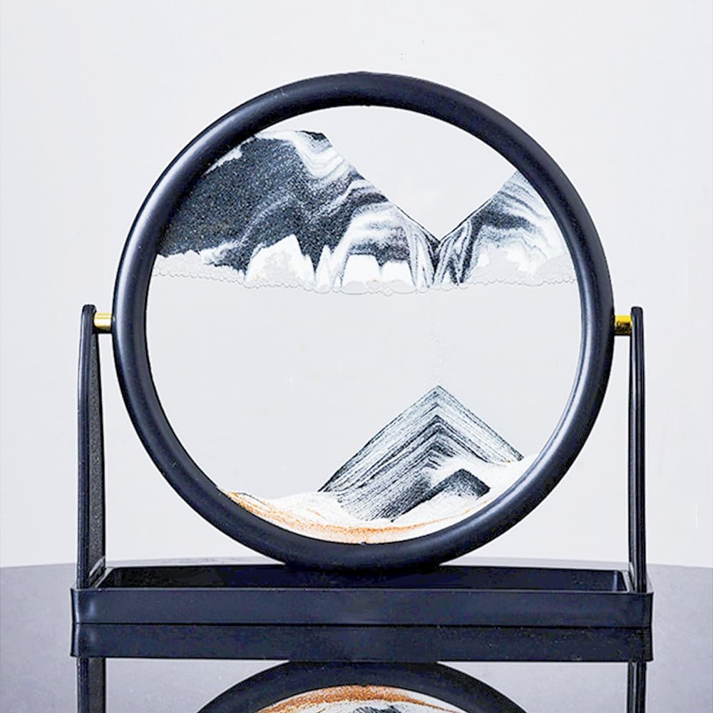 Amazon.com: 10inch Moving Sand Art Picture 3D Deep Sea Sandscape in ...