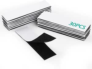 Cinta Adhesiva Velcrada,GeeRic 30 piezas 1x4 pulgadas Adhesivo Fuerte Cinta, Ancho Auto Adhesivo ...