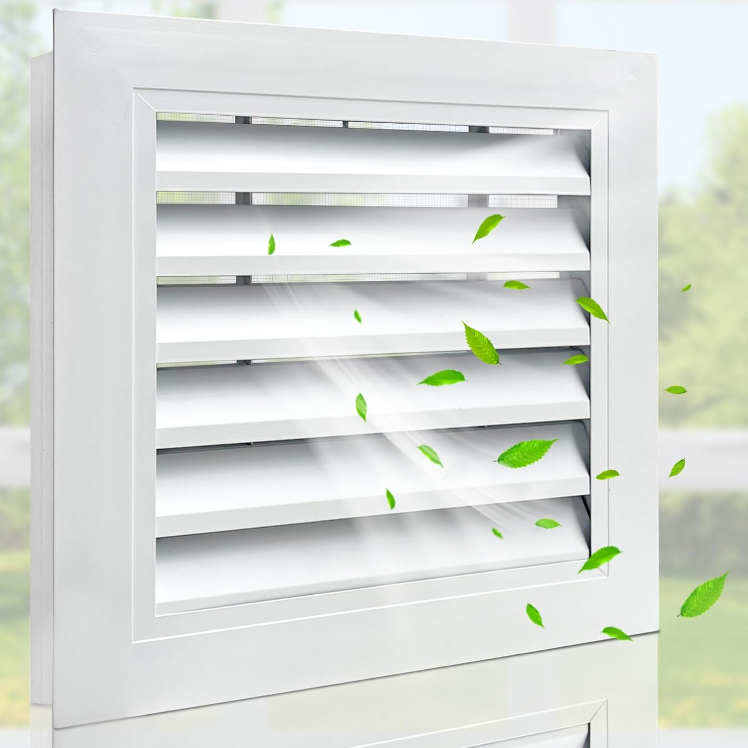 Sgran Aluminum Gable Vent, 12 x 12 Inch Metal Shed Vent with Screen ...