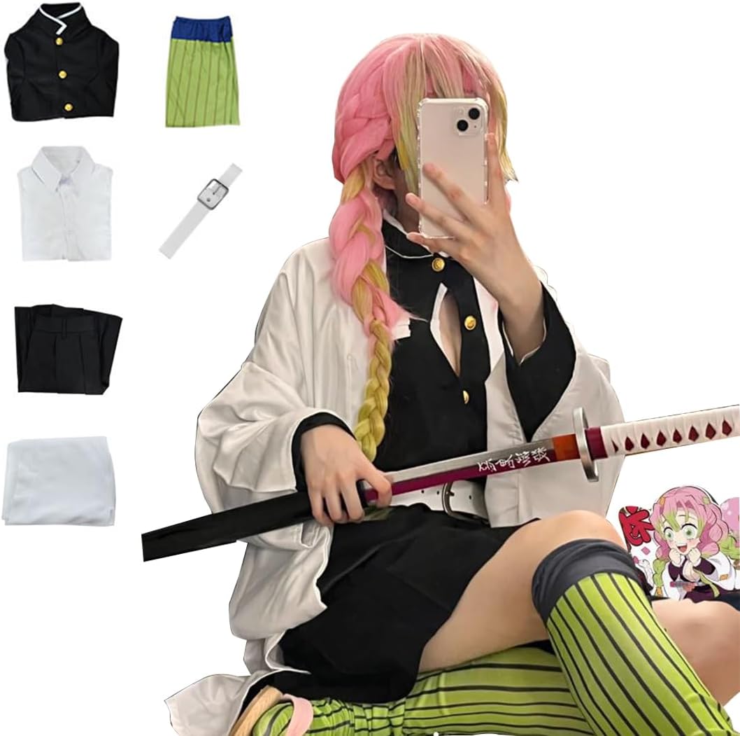 Amazon.com: DGXWRG Anime Nezuko Cosplay Costume - Unisex Adult, Adult ...