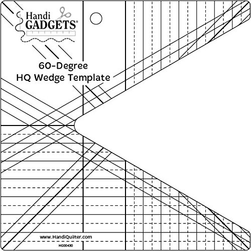 Amazon.com: Handi Quilter 60 Degree Wedge Template for Quilting : Arts ...