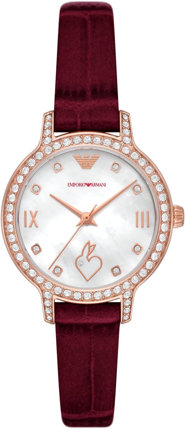 Emporio Armani Analog White Dial Unisex's Watch-AR80015 : Amazon.in ...