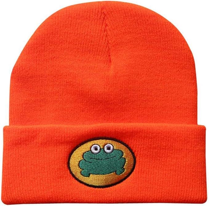 Amazon.com: Cute Cartoon TV Parappa The Rapper Frog Knitted Beanie Hats ...