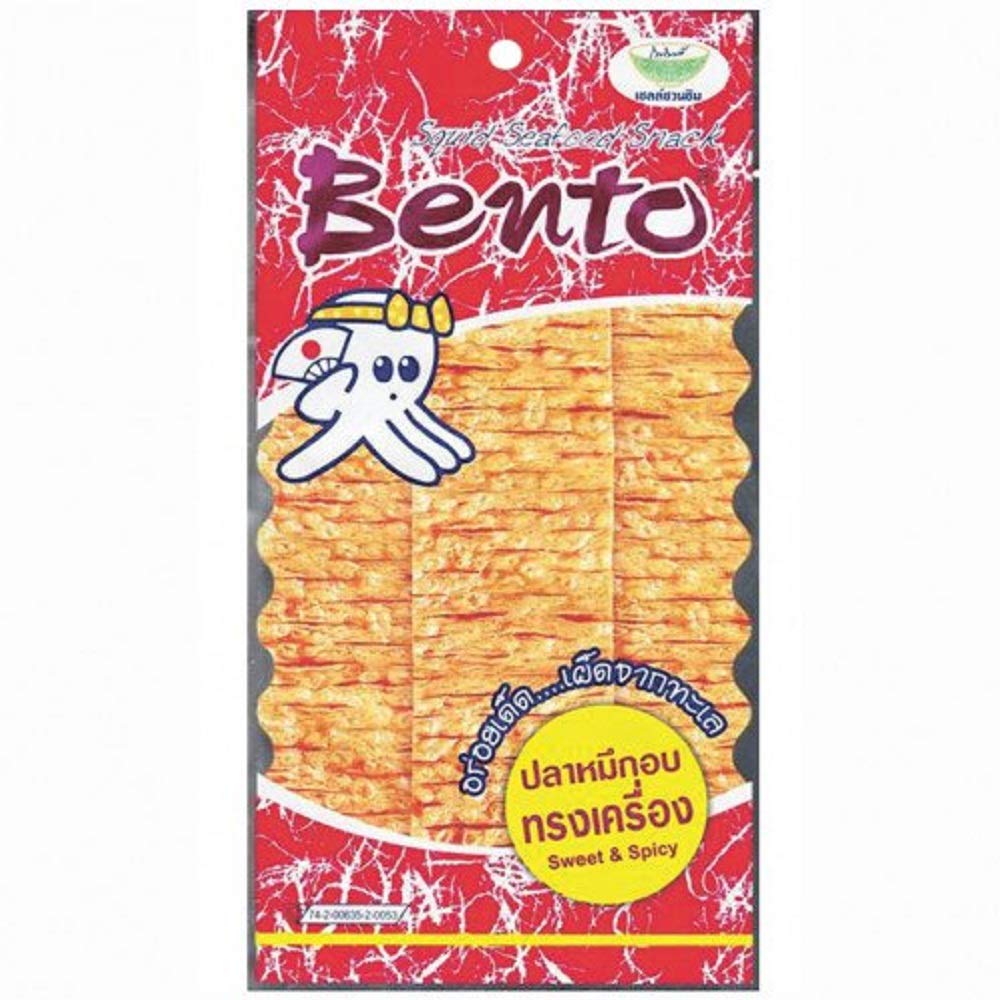 Amazon.com: Bento Snack, Squid Seafood Snack, IX Baked Squid Flavor ...