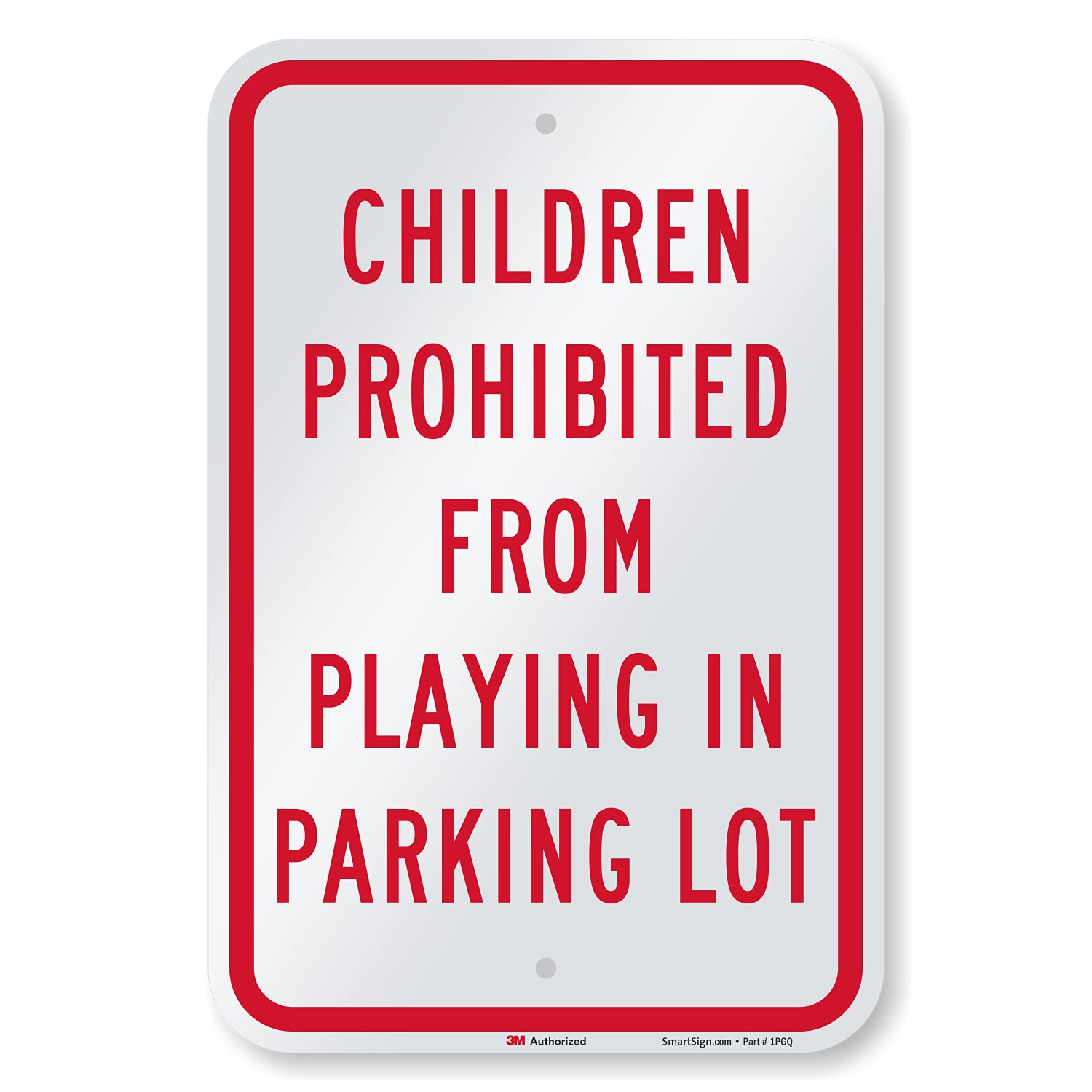 Amazon.com: SmartSign 18 x 12 inch “Children Prohibited From Playing In ...