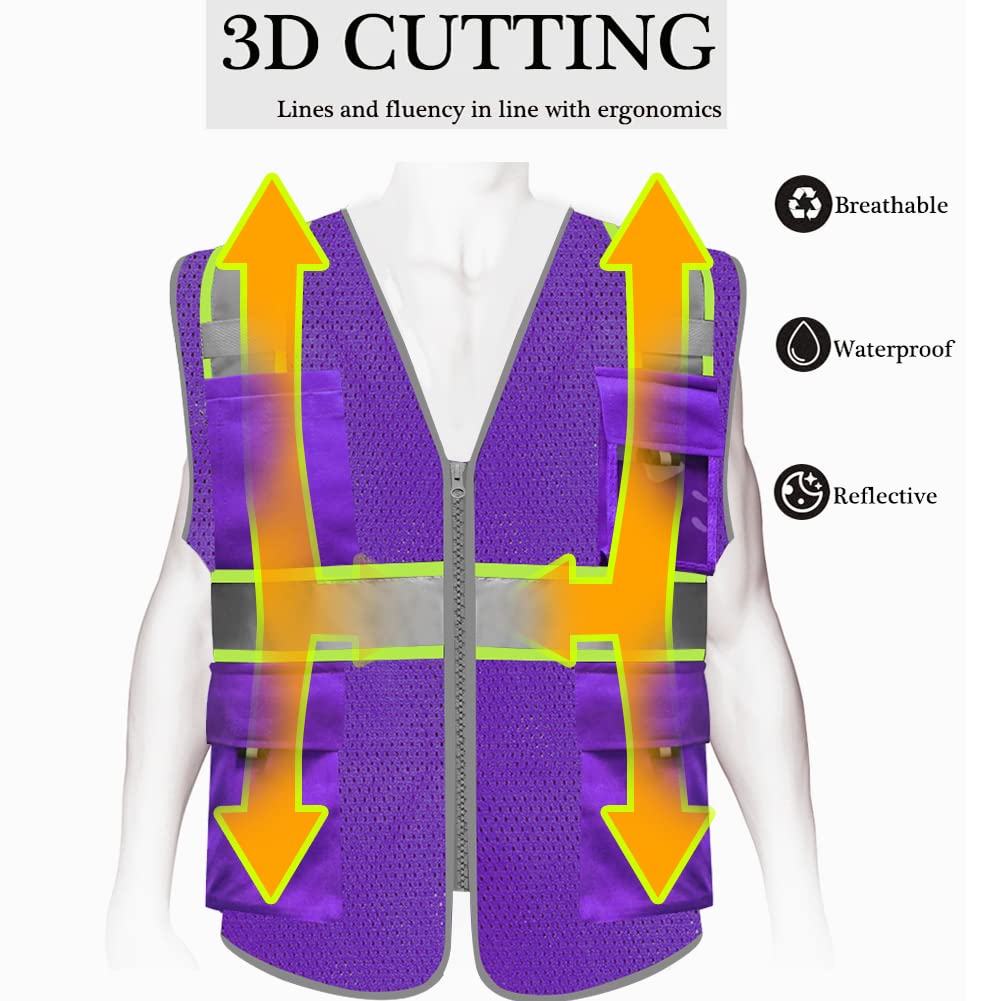 Snapklik.com : HYCOPROT High Visibility Mesh Safety Reflective Vest
