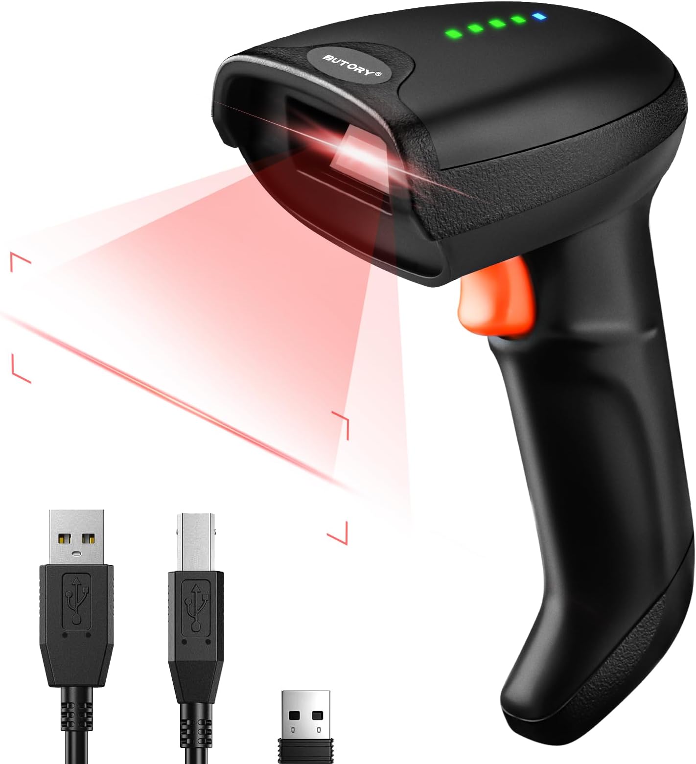 Amazon.com : Bluetooth Barcode Scanner Wireless: 1D Bar Code Reader ...