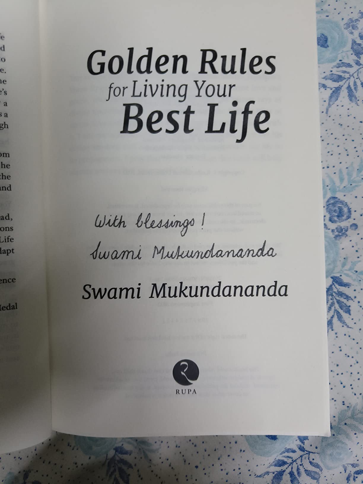 GOLDEN RULES FOR LIVING YOUR BEST LIFE : Swami Mukundananda: Amazon.in ...