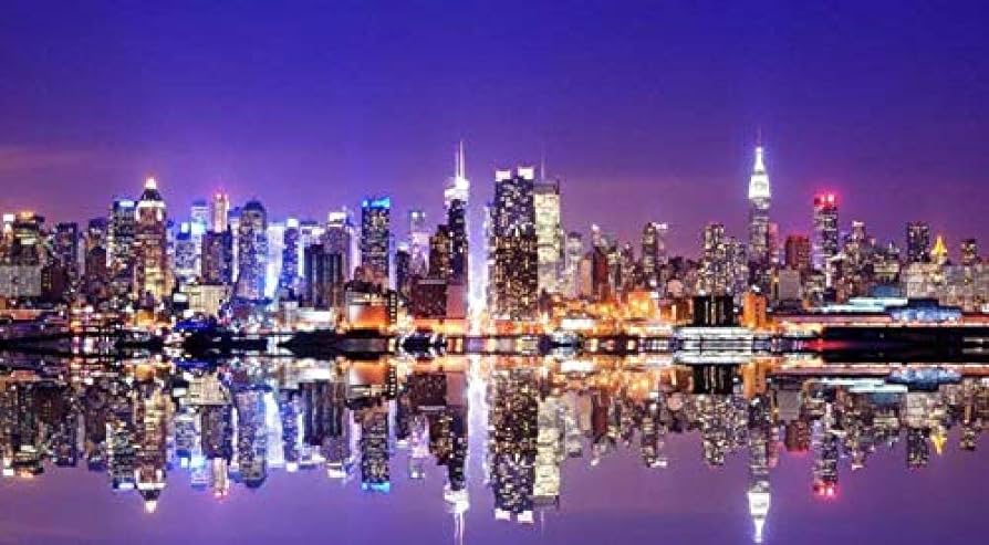 City Skyline Wallpaper Border