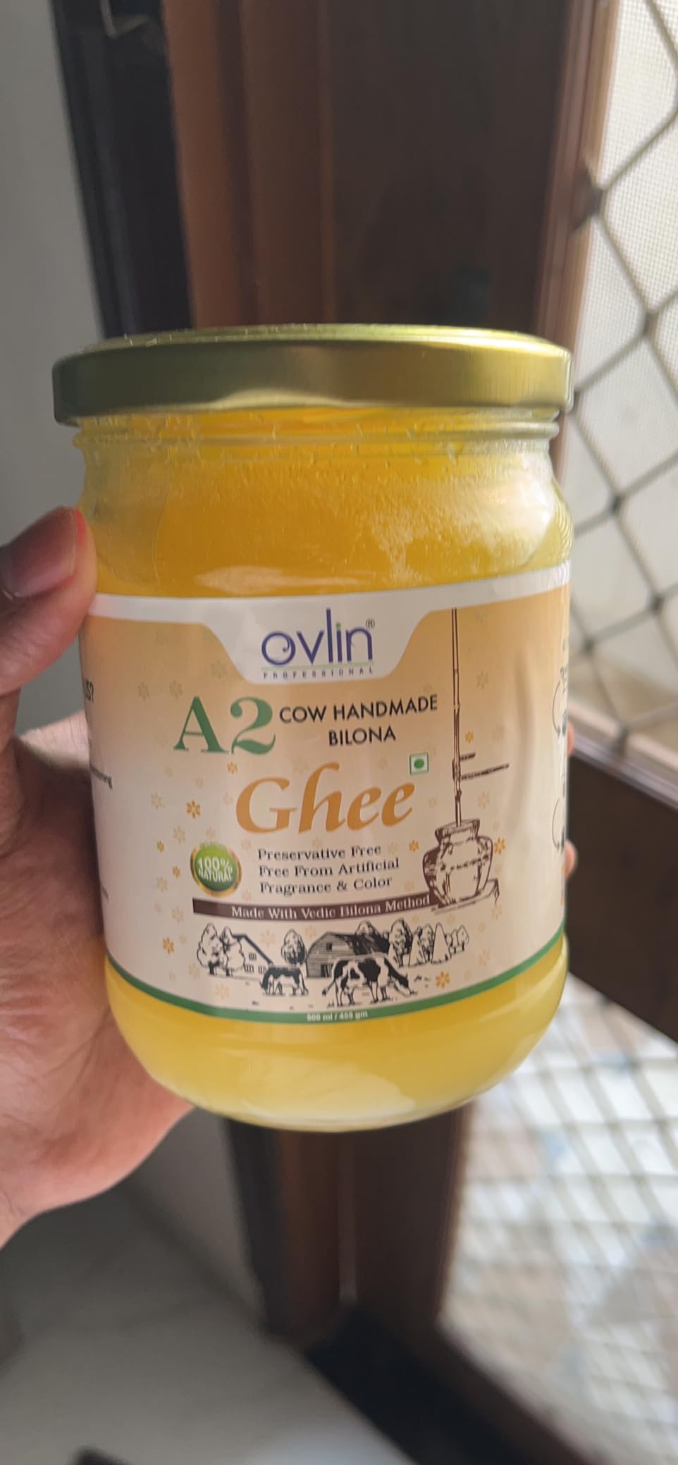 Ovlin PROFESSIONAL 100% Gir Cow Ghee | Vedic Bilona Method | Grassfed ...