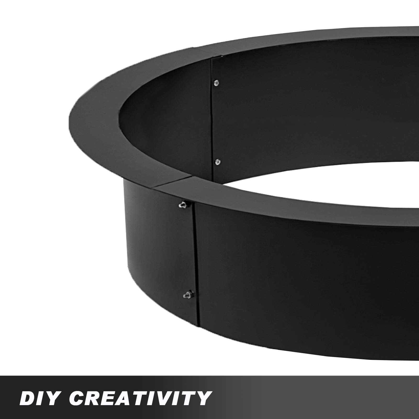 Buy EBUY Fire Pit Ring 42-Inch Outer/36-Inch Inner Diameter Fire Pit ...