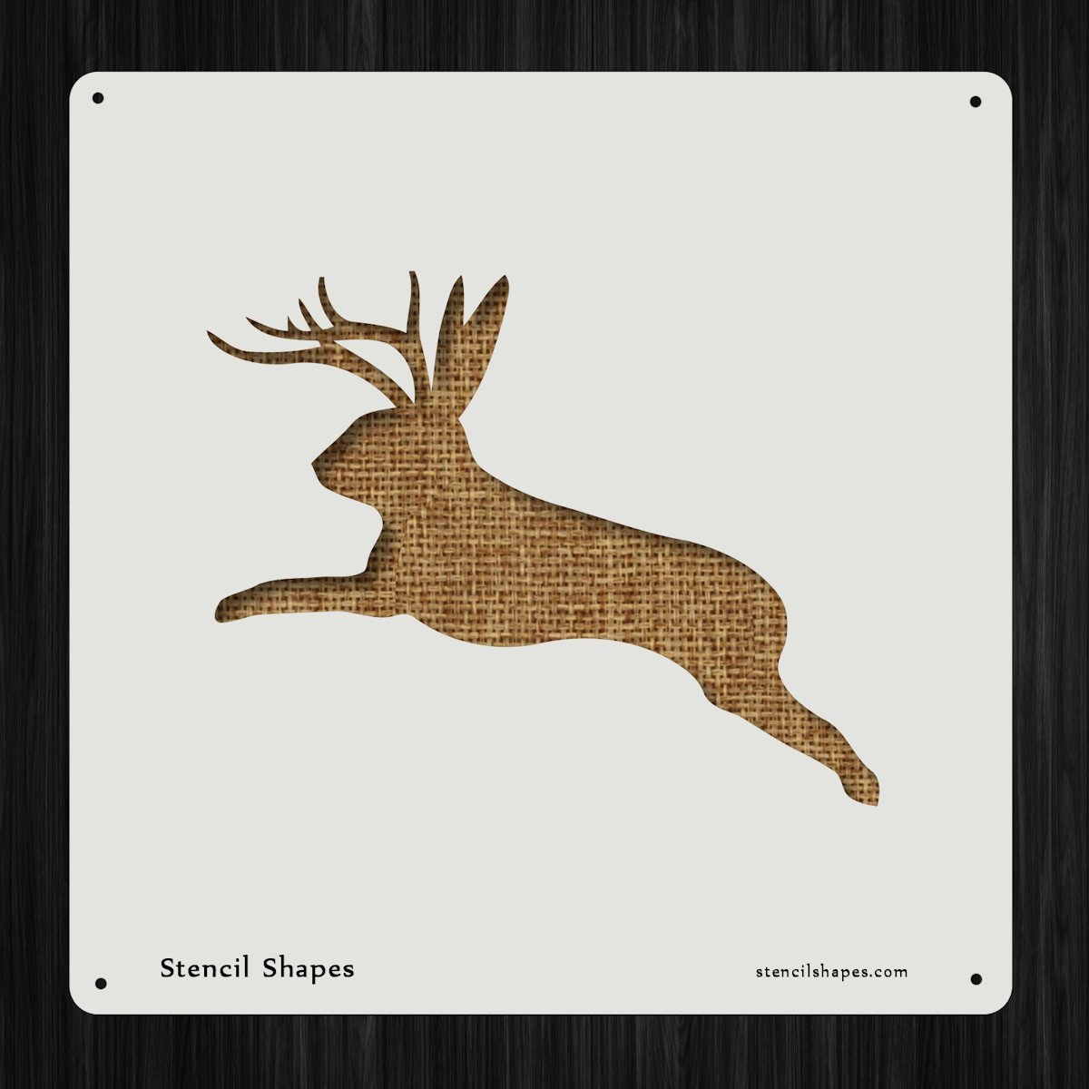 Jackalope Stencil