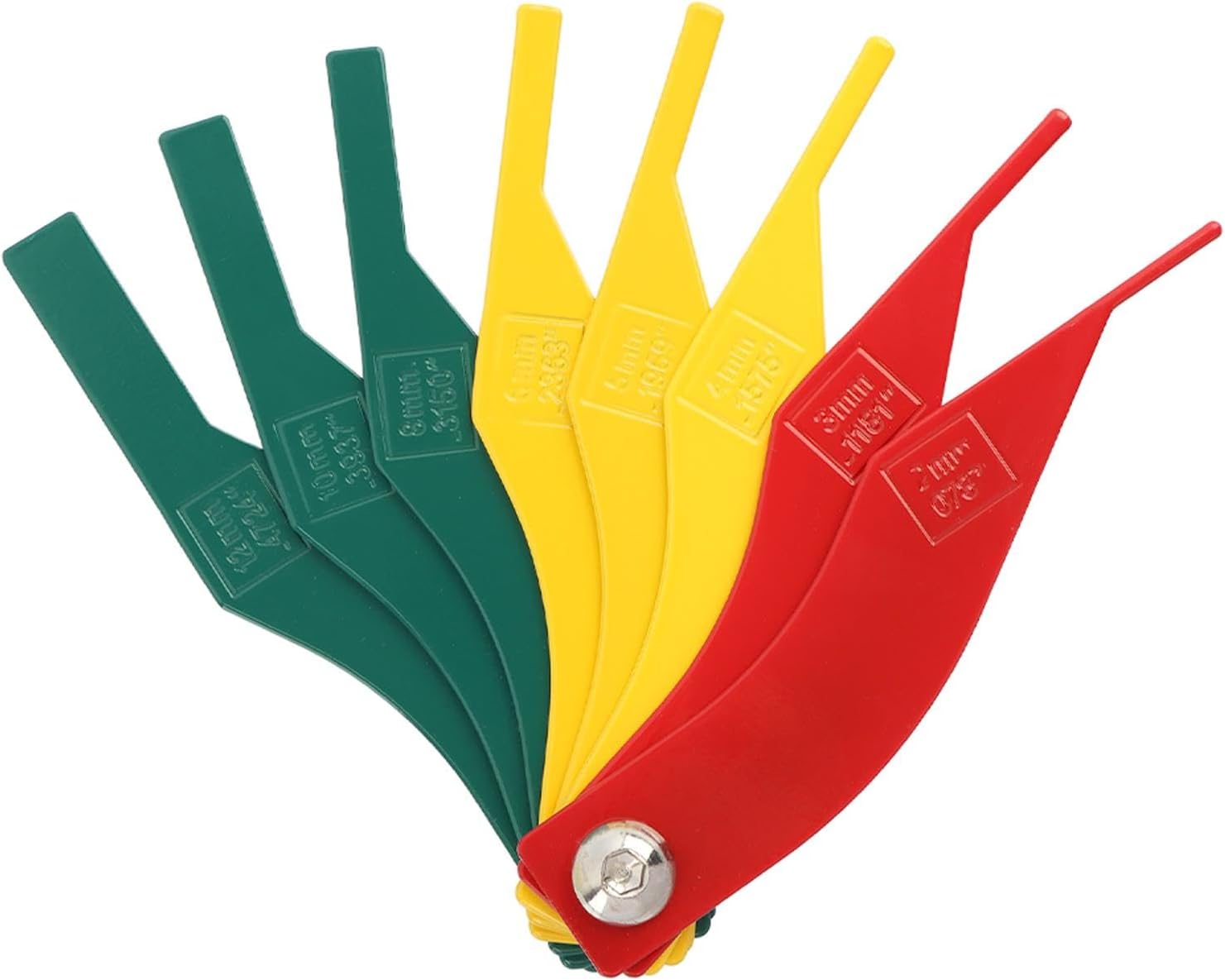 Amazon.com: NINEFOX 8 Pcs Brake Lining Thickness Gauge, Car Automotive ...