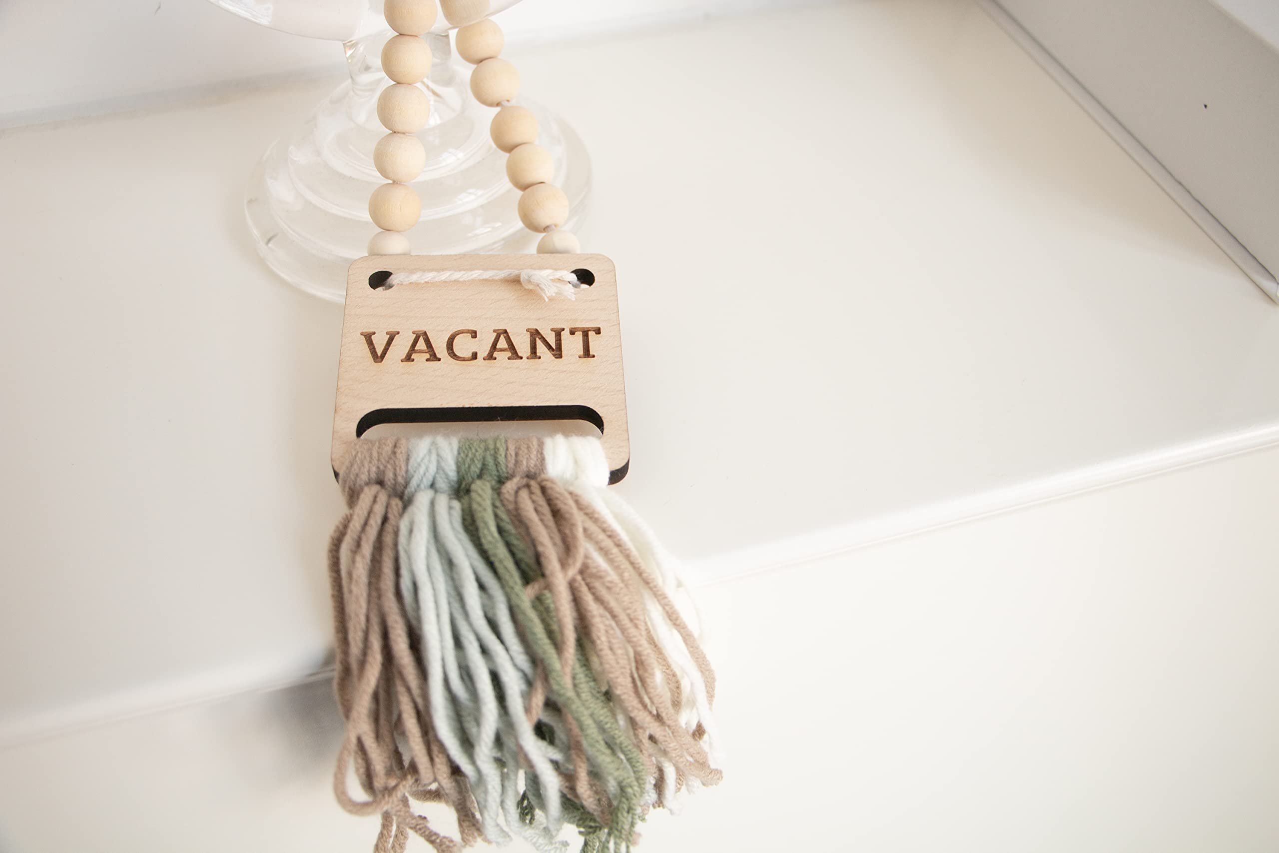 Snapklik.com : Decocove In Use Vacant Sign - Door Hanger Sign For Home