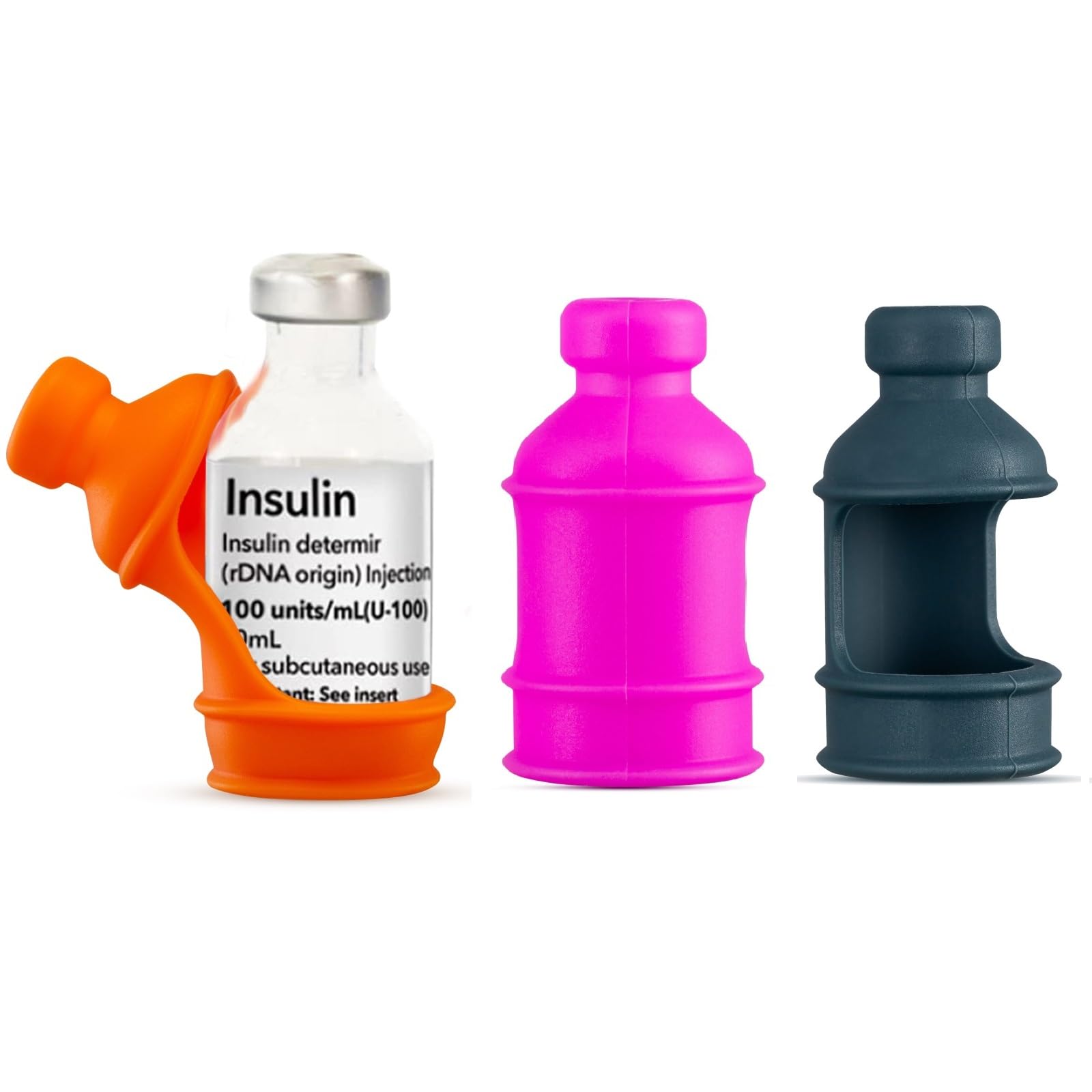 Amazon.com: 3 Pack Insulin Vial Bottle Protector Sleeve for Diabetic ...