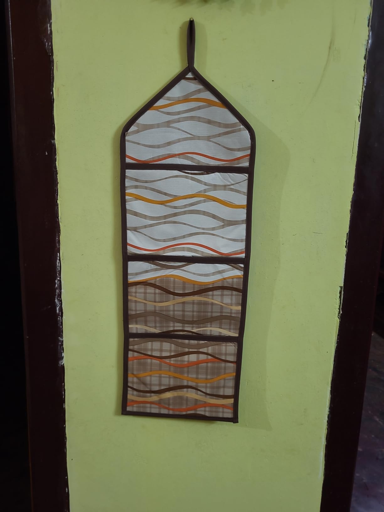 Kuber Industries Paper Holder | Foldable Hanging Organizer | PVC Zig ...