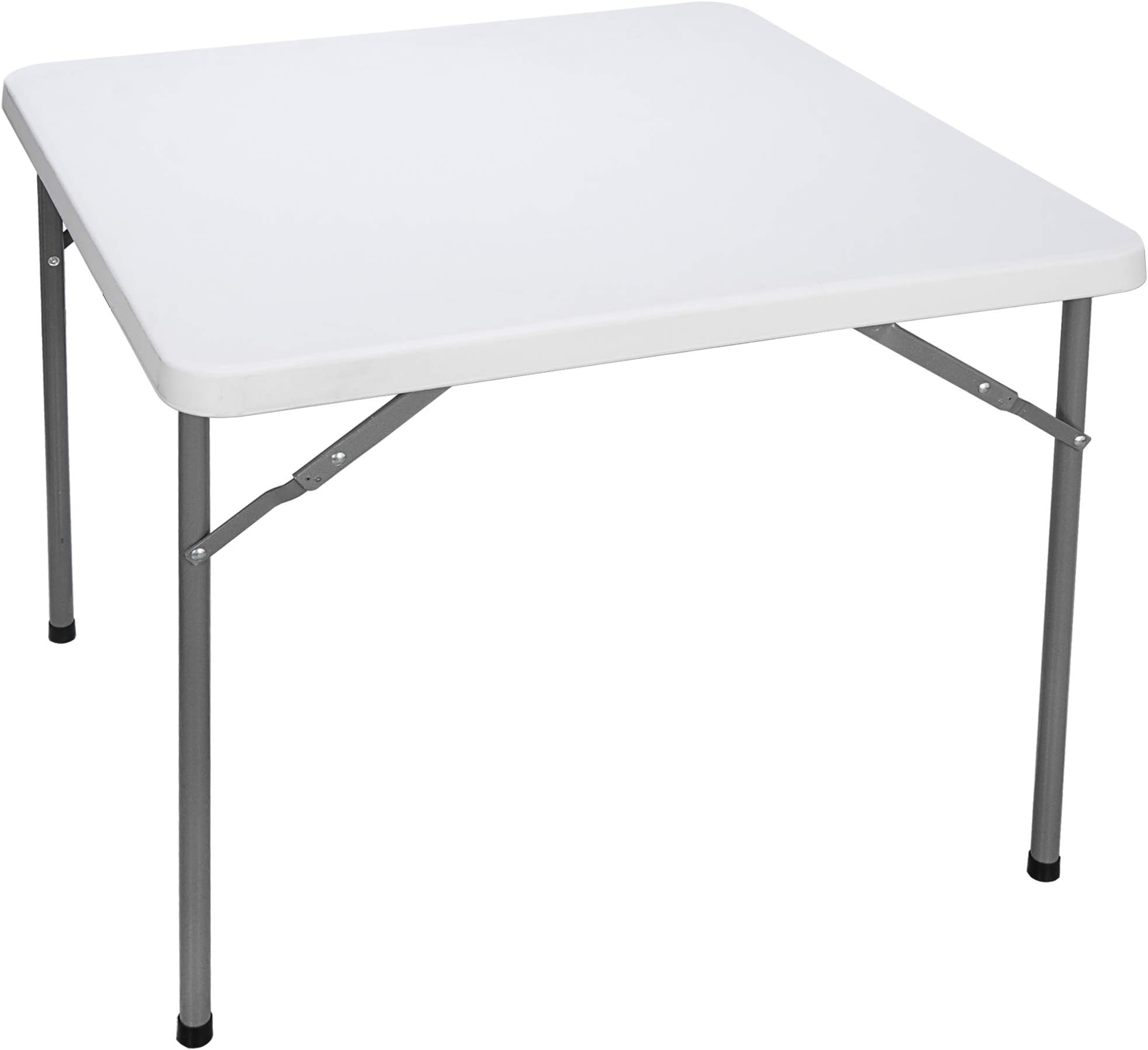 Amazon.com: 5566 34 Inch Square Plastic Folding Table, Indoor Outdoor ...