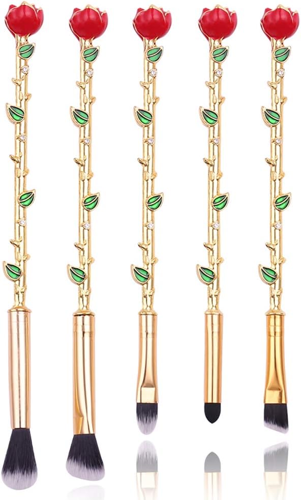 Amazon.com: Alice in Wonderland Makeup Brush Set,5pcs Cute Alice Flower ...
