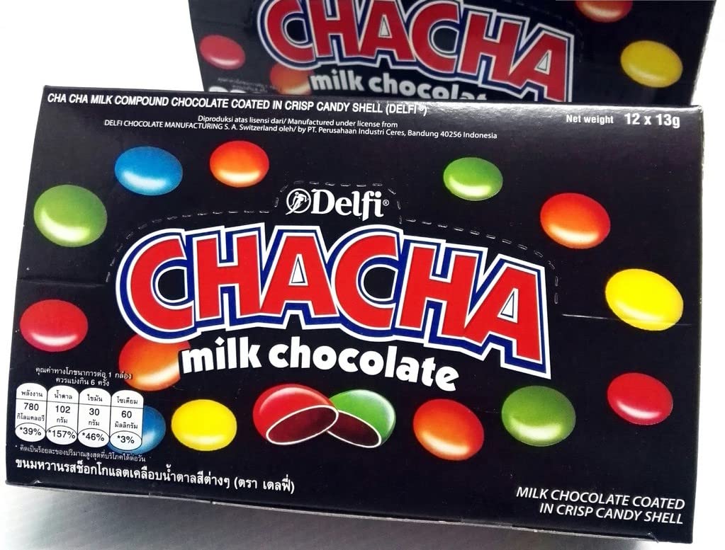 Amazon.com : Chacha Milk Chocolate Coated Peanut & Crisp Candy Shell ...
