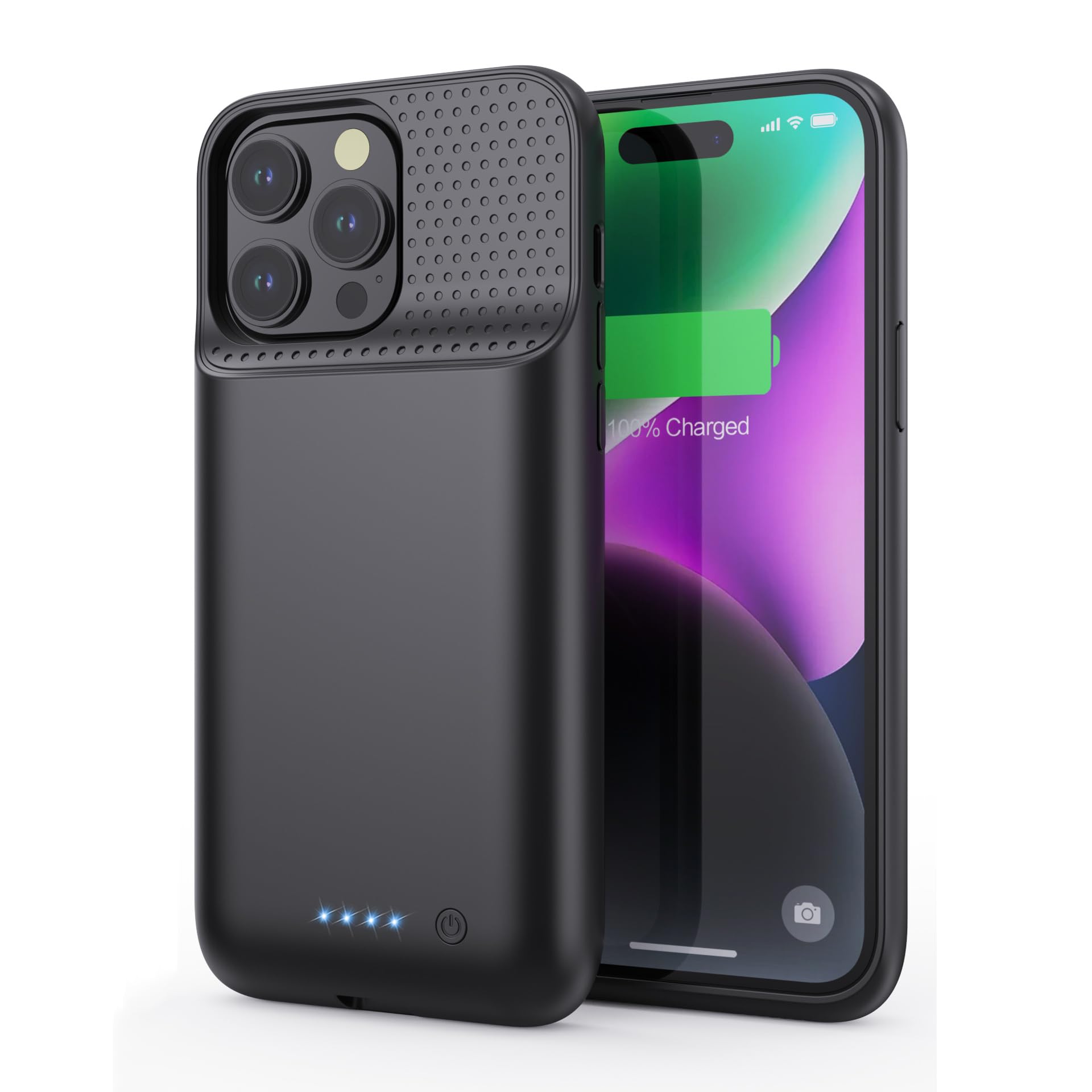 Battery Case for iPhone 14 Pro Max/14 Plus/13 Pro Max/12 Pro Max, [2024 ...