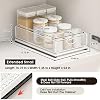 Amazon.com: ODOROKU Sliding Cabinet Basket Organizer Drawer Pull Out ...