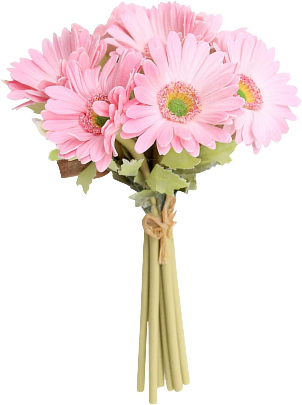Amazon.com: SUNFECILI Artificial Latex Gerbera Daisies Flowers Gerbera ...