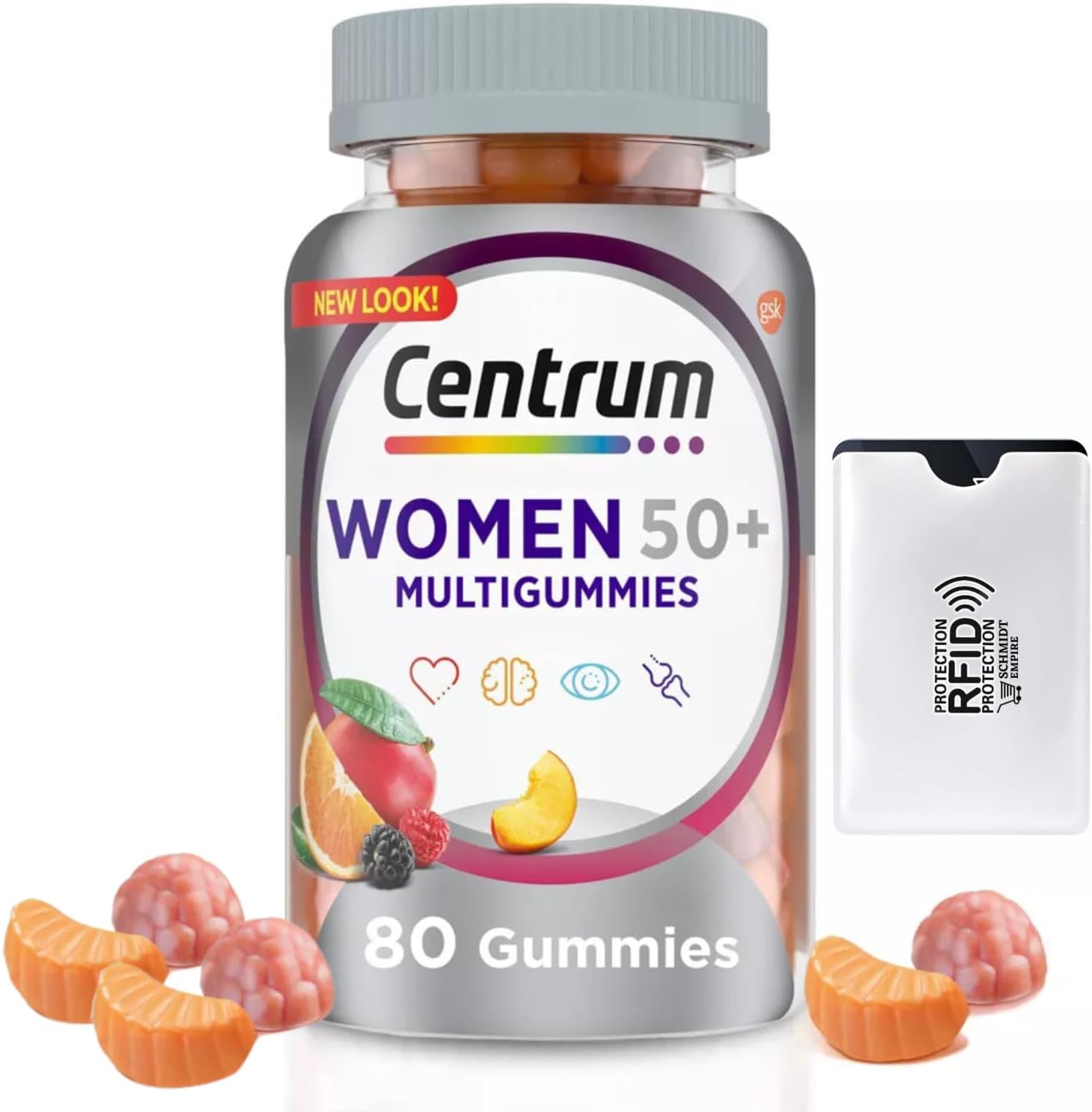 Amazon.com: Centrum MultiGummies Gummy for Women 50 Plus, with Vitamin ...