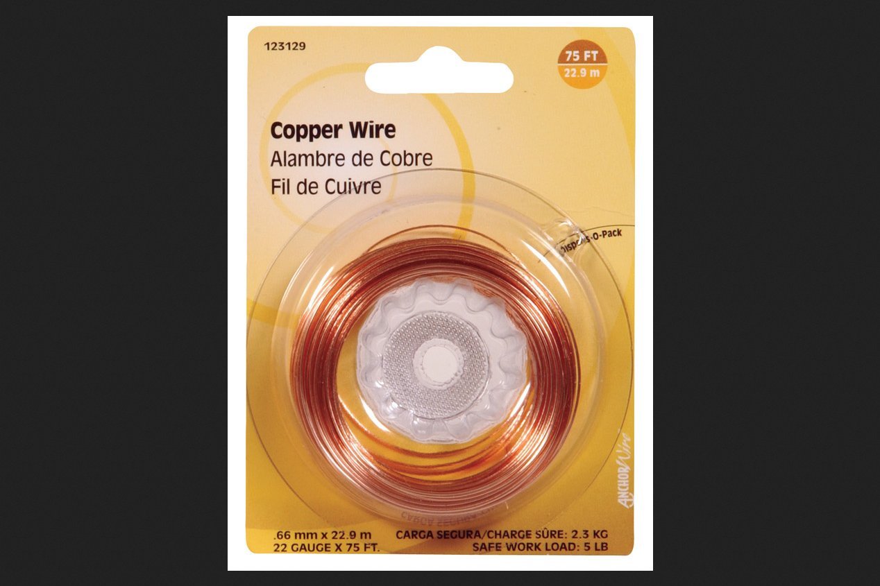 Amazon.com: Hillman 75 ft. L Copper 22 Ga. Wire : Tools & Home Improvement