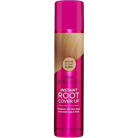 Amazon.com: EVERPRO Gray Away Instant Root Cover Up Spray 2.5oz ...