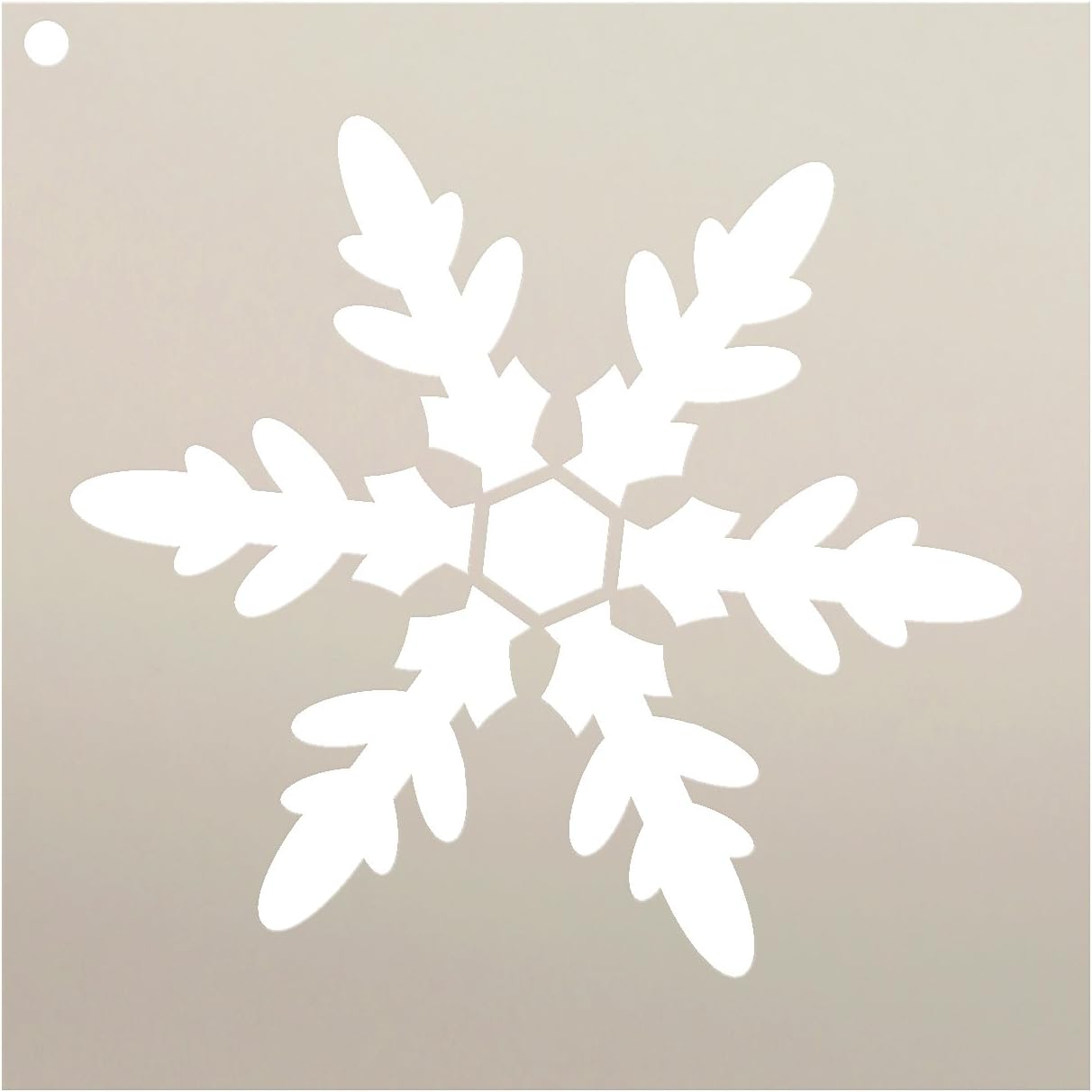 Amazon.com : Snowflakes Stencil by StudioR12 | Frosty Style Winter ...