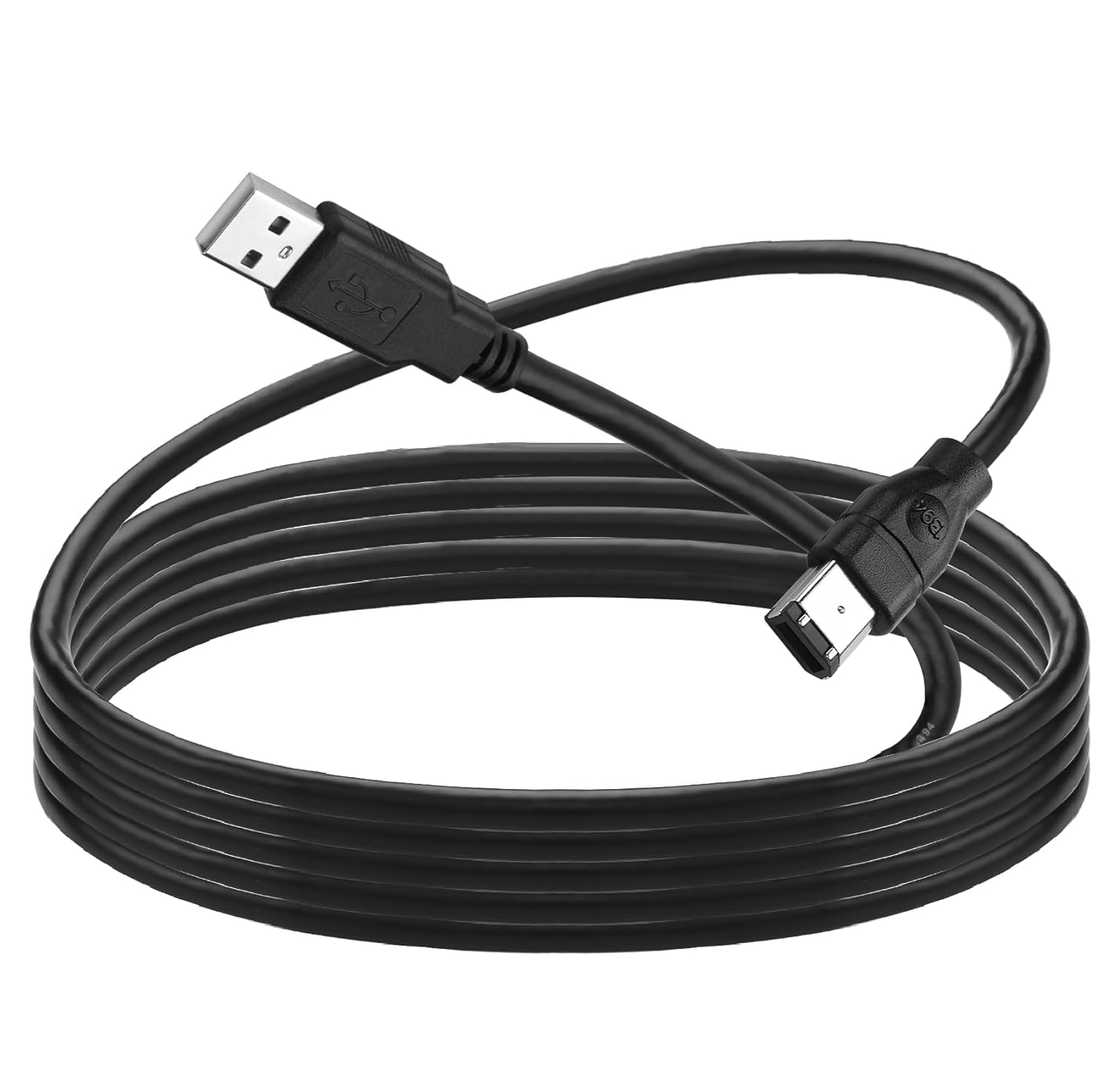 Amazon.com: Generic Firewire Cable Cord IEEE 1394 6 Pin Male to USB 2.0 ...