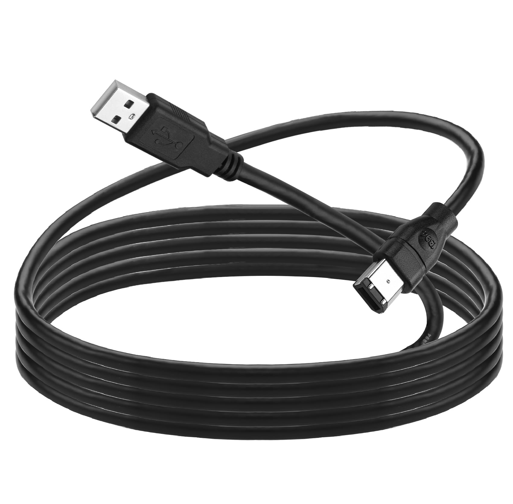 Amazon.com: Generic Firewire Cable Cord IEEE 1394 6 Pin Male to USB 2.0 ...