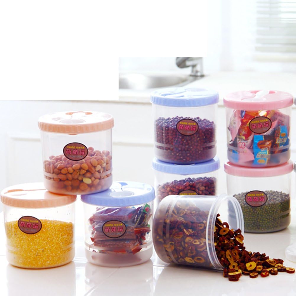 Amazon.com: Plastic sealed cans [with spoon] Food Storage tank ...