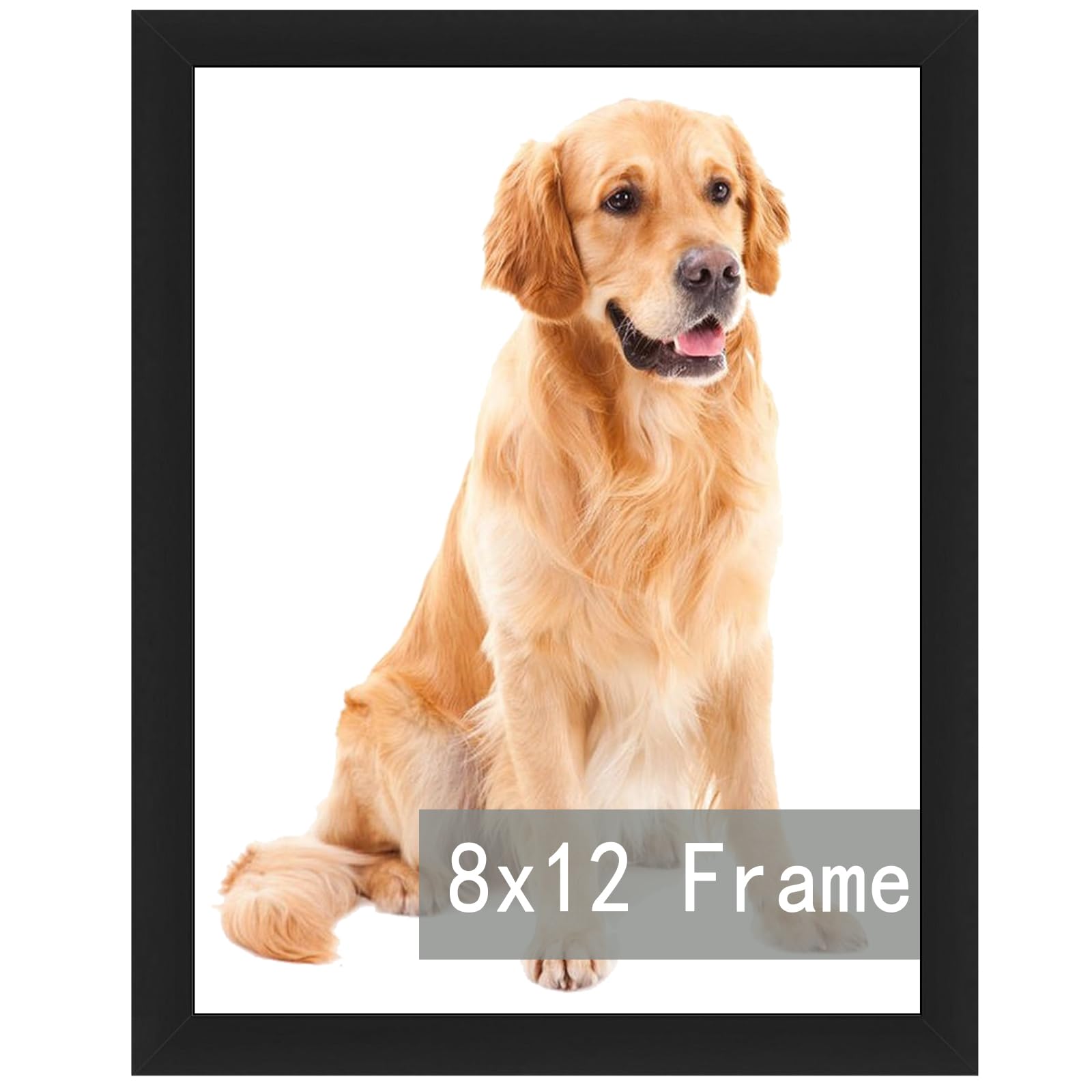 Amazon.com - RUN HELIX 8x12 Picture Frame Black for Wall Hanging or ...