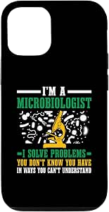 Amazon.com: iPhone 15 Pro I'm A Microbiologist Bacteria Science Biology ...