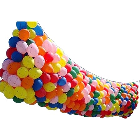 Amazon.com: Beistle Plastic Balloon Drop Bag For Birthday Celebration ...