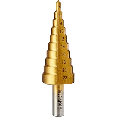 SS SHOVAN 3PCS HSS Step Bits Set High Speed Steel Step Drill Bits Set ...