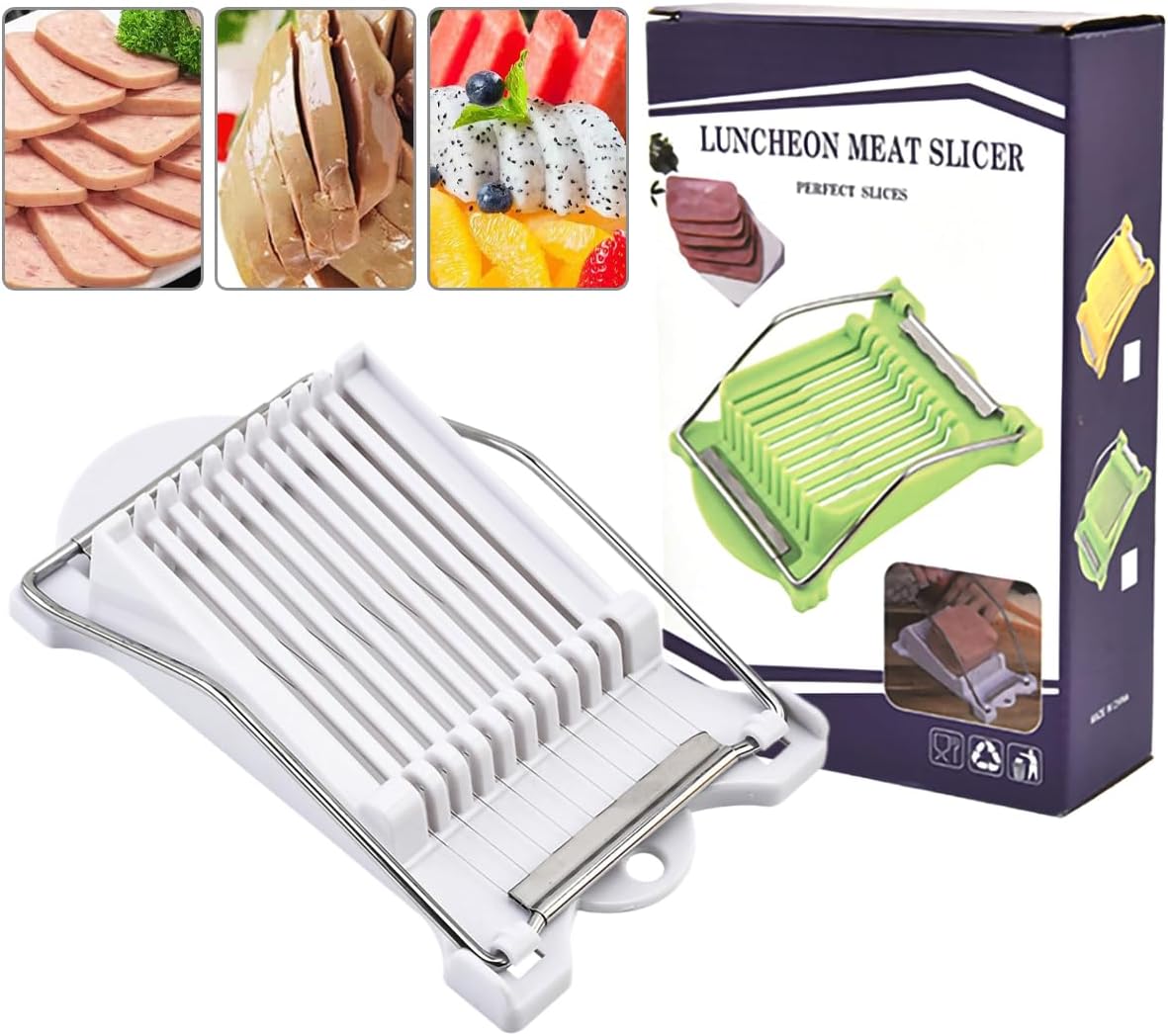 Amazon.com: Spam Slicer,Multipurpose Luncheon Meat Slicer,Stainless ...