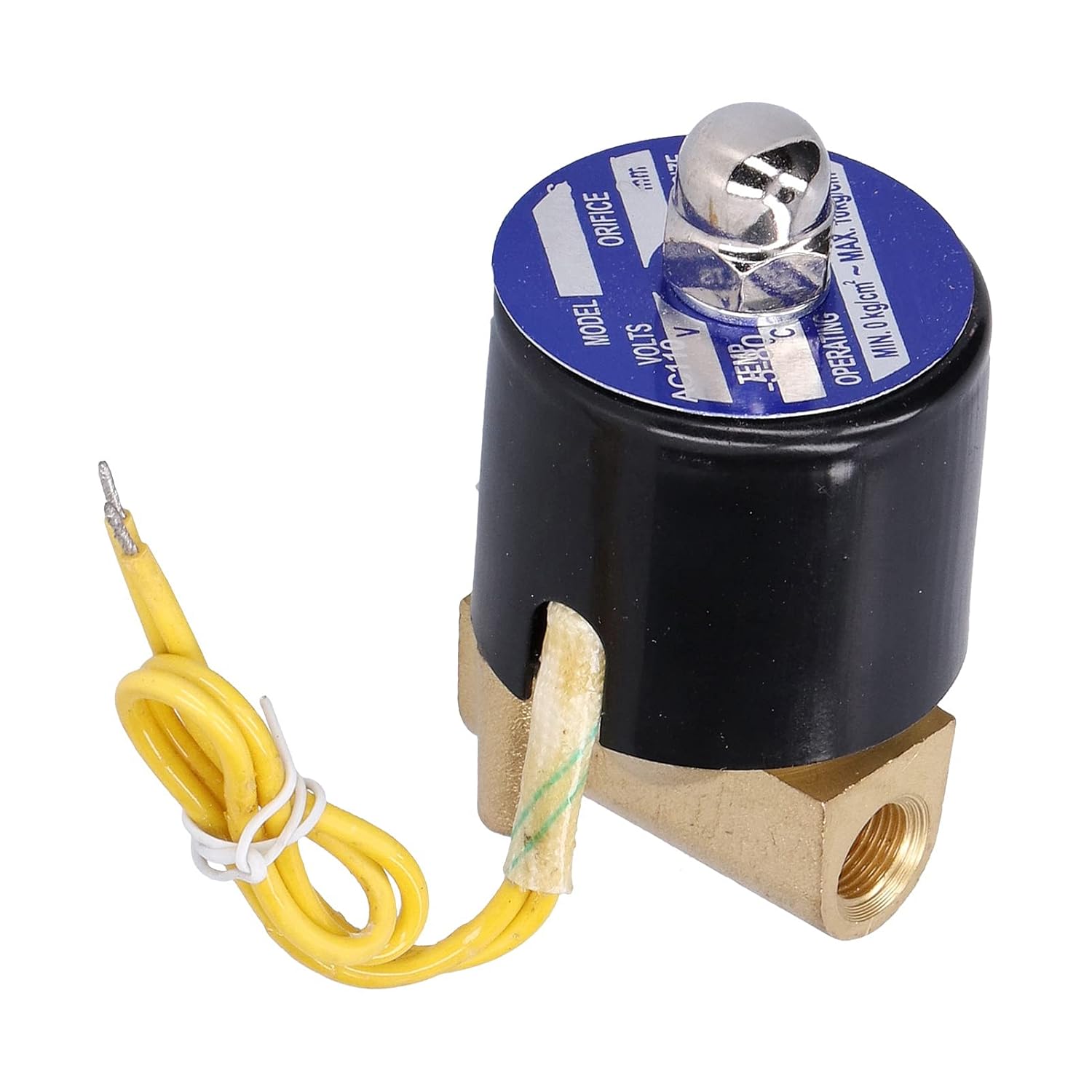 Magnetic Valves, 1/8in Electric Solenoid Valve Brass Small for Water ...