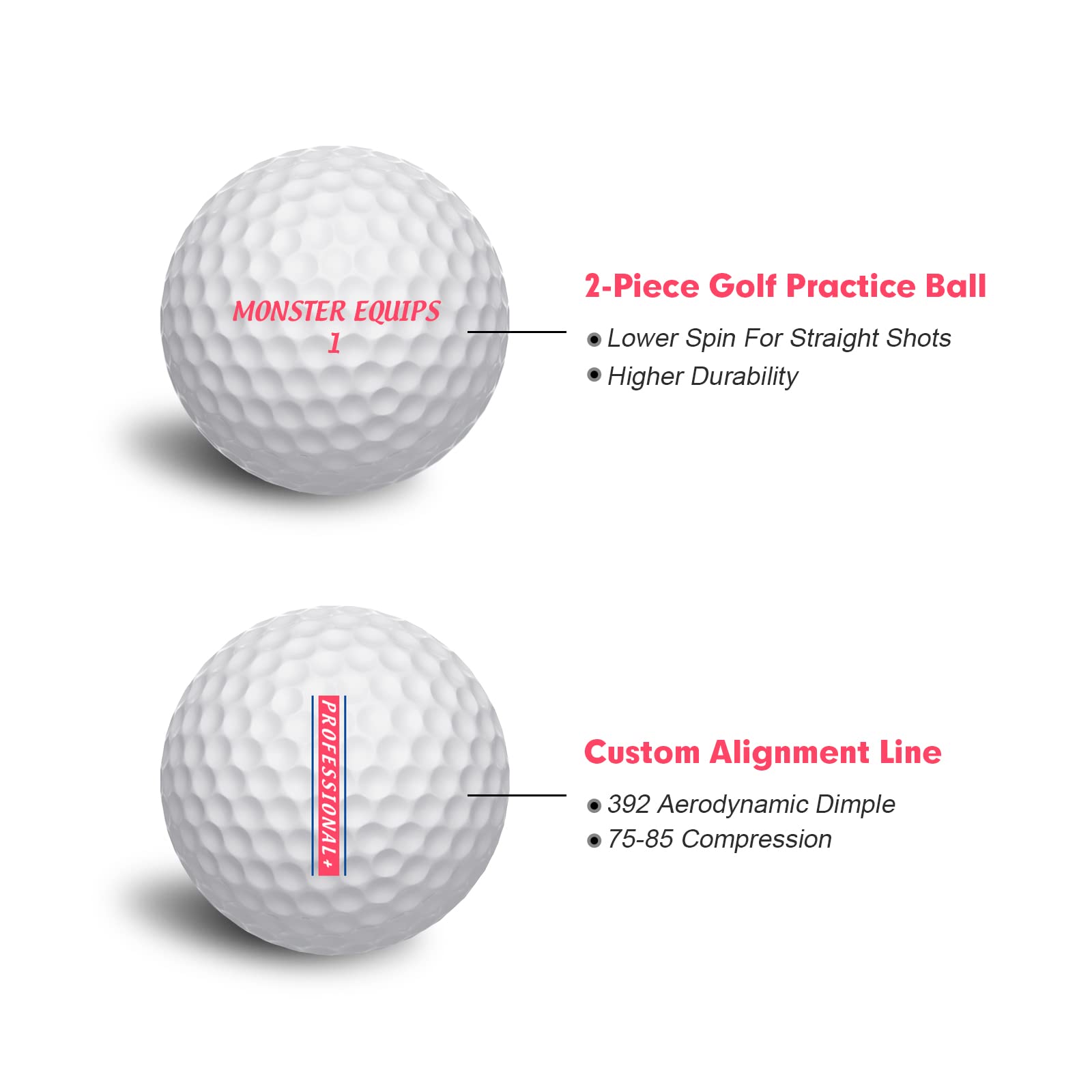Snapklik.com : Monster Equips Golf Premium Golf Balls For Maximum ...