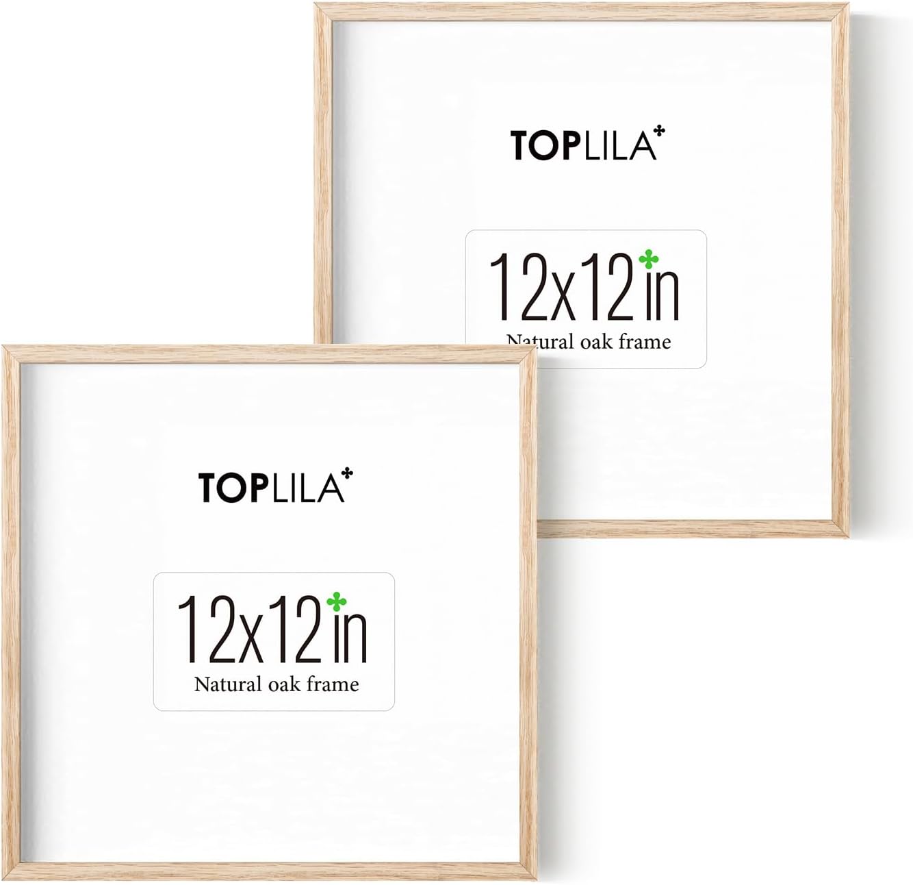 Amazon.com: TOPLILA 12x12 Oak Wood Picture Frame，Thin Border 12x12 ...