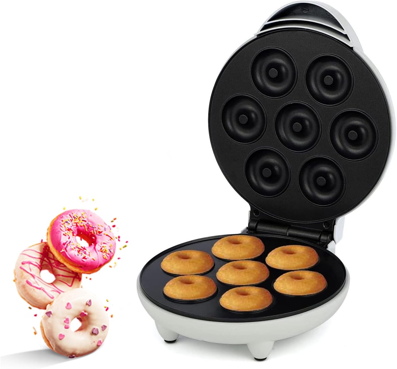 Amazon.com: Maker Machine, Electric Non Stick Doughnut Maker, Toaster ...