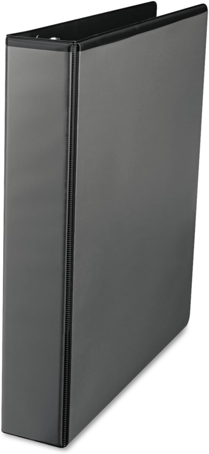 Economy D-Ring Vinyl View Binder, 1-1/2-Inch Capacity, Black – BigaMart