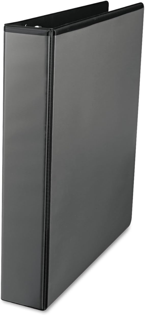 Amazon.com: Economy D-Ring Vinyl View Binder, 1-1/2-Inch Capacity ...
