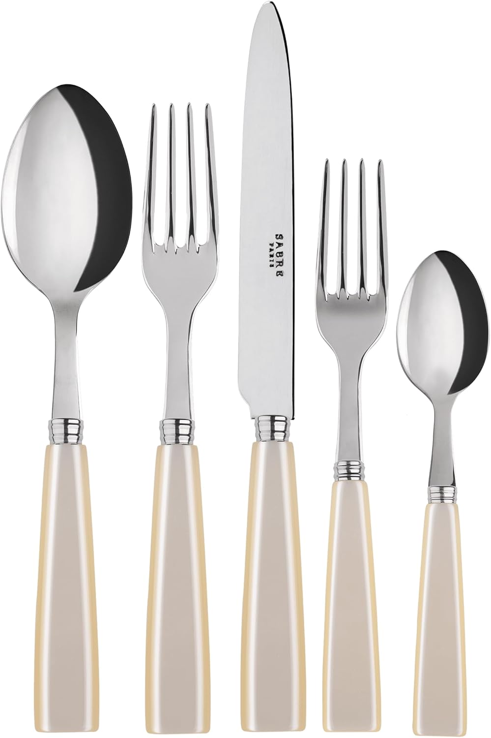 Amazon.com | SABRE PARIS - 5-Piece Flatware Set - Icône Collection ...