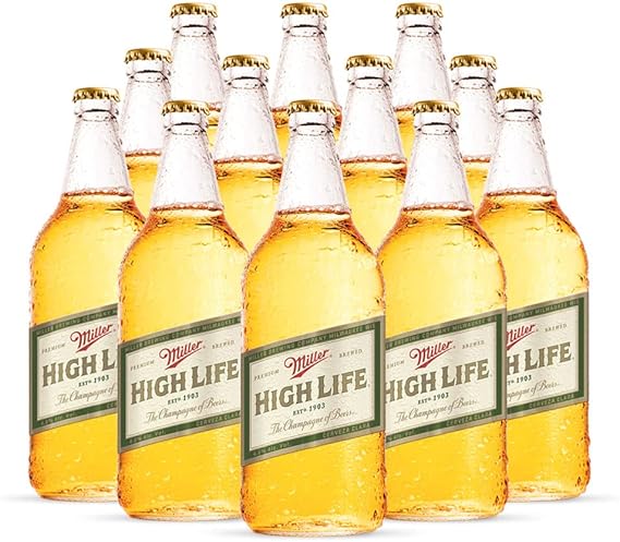 Miller High Life, Cerveza, 12 Botellas de 940ml : Amazon.com.mx ...