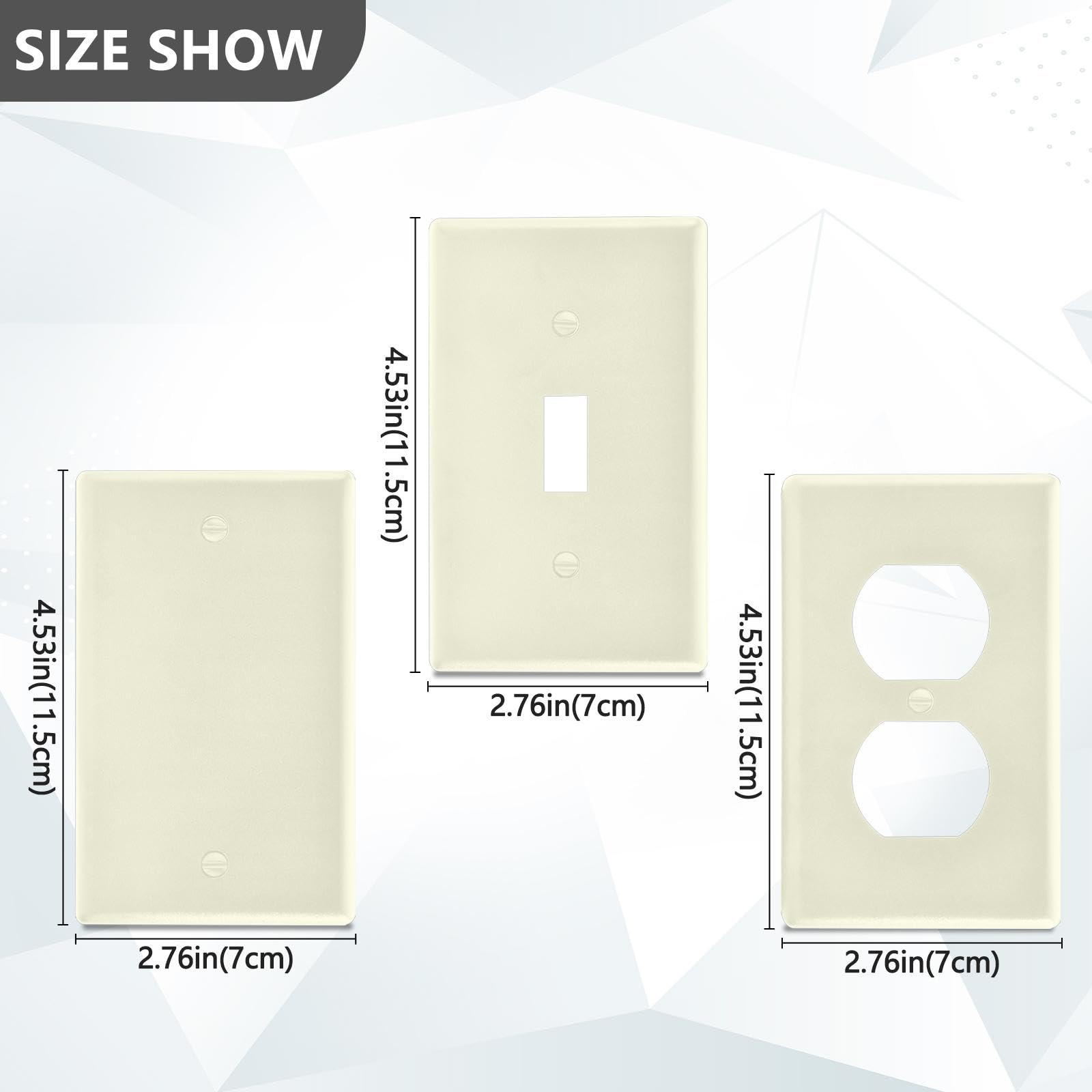 Outlet Cover Dimensions