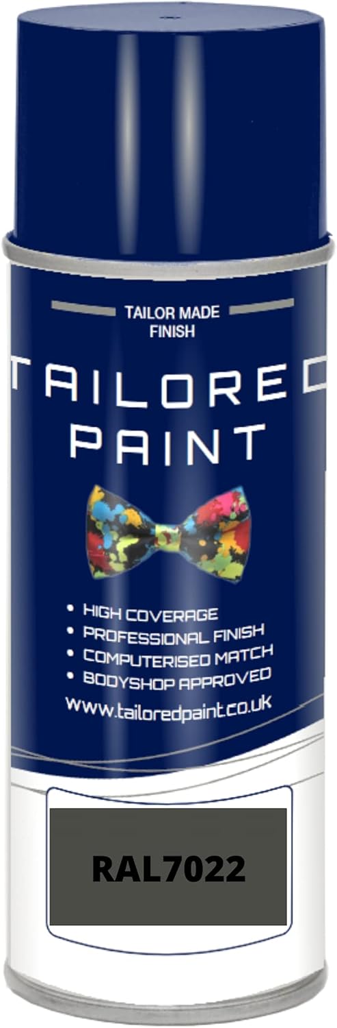 RAL 7022 Umbra Grey MATT Aerosol Paint Can Direct MATT Paint For Wood, Metal, Plastic, PVC, UPVC ...